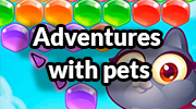 Adventures With Pets Bubble Shooter - Click here to play for free